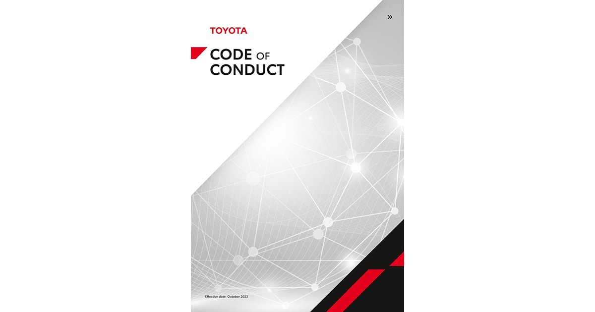 Toyota Way 2020 / Toyota Code of Conduct | Vision & Philosophy ...