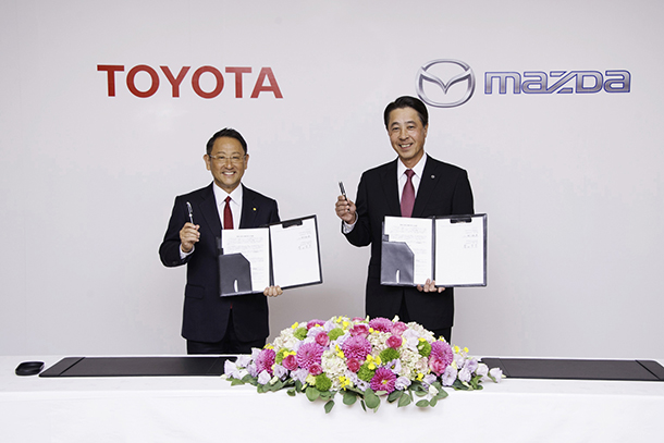 Video: Joint Press Conference of Toyota Motor Corporation and Mazda ...