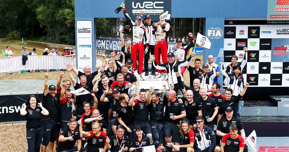 Rally Australia: Day 3 TOYOTA GAZOO Racing wins the rally and the title ...